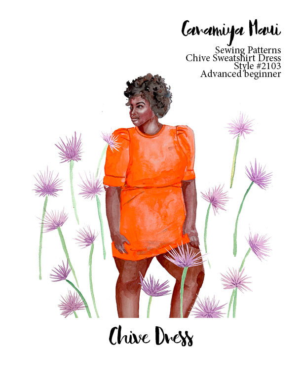 Chive Dress pattern pdf – Caramiya